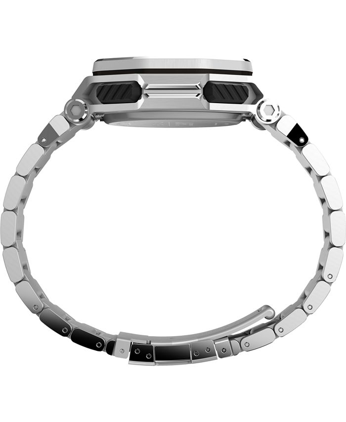 Timex UFC Men's Colossus Analog-Digital Silver-Tone Stainless Steel ...