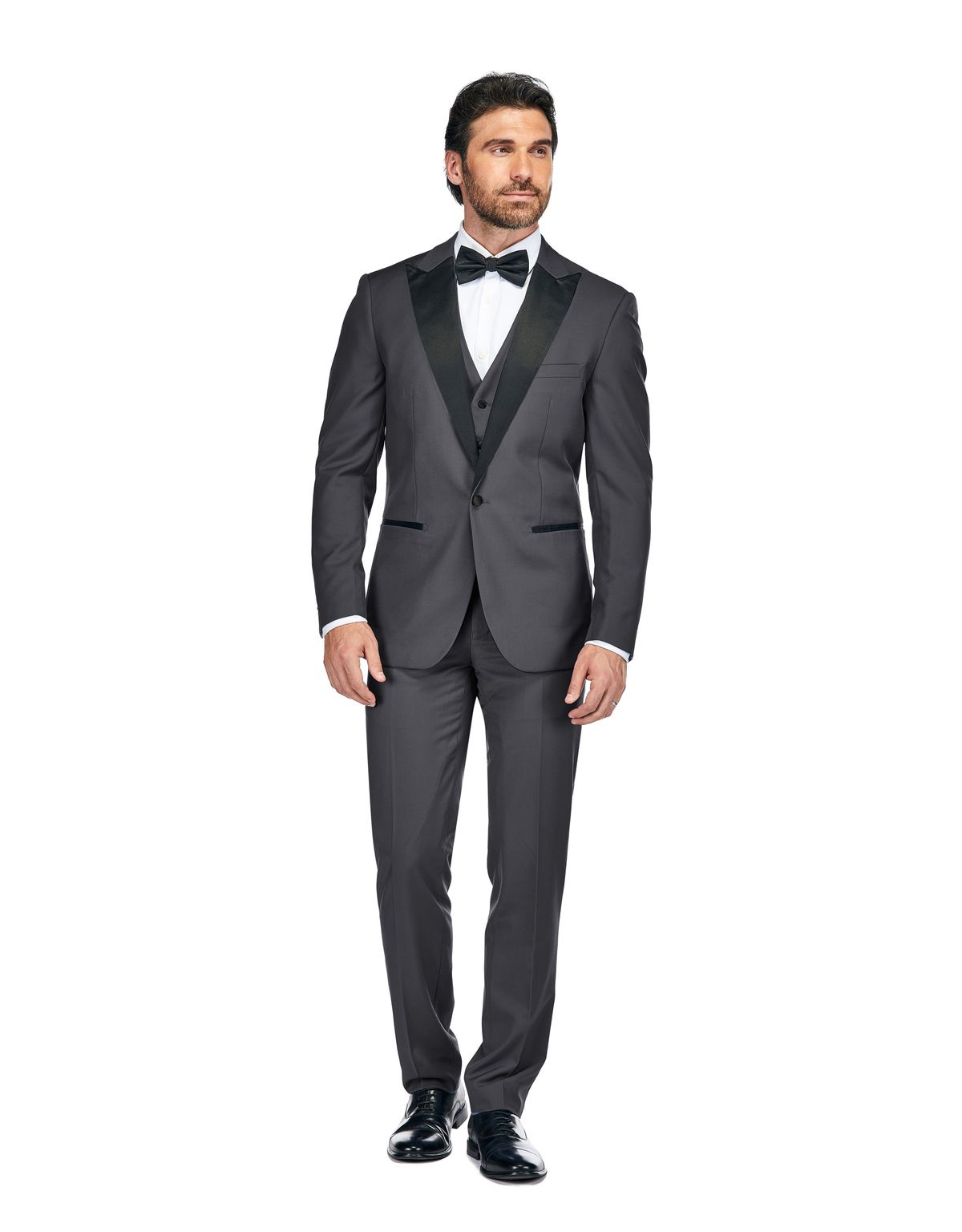 Click here for Gino Vitale Mens 3-Piece Slim Fit Tuxedo with Peak... prices