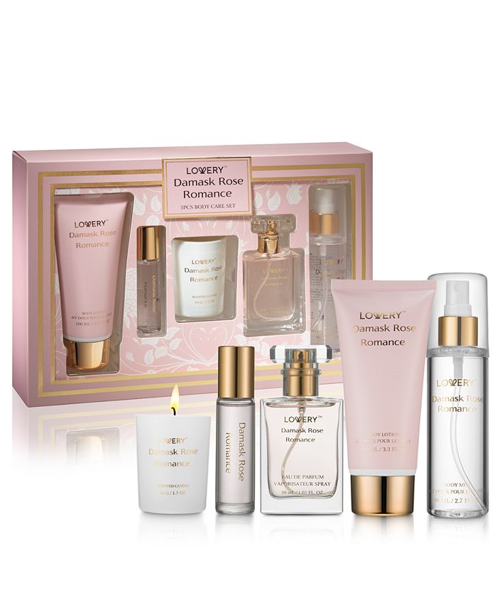 Lovery 5-Pc. Damask Rose Romance Body Care Set - Macy's