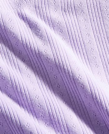 On 34th Women's Pointelle-Rib Long-Sleeve Top, Created for Macy's - Macy's