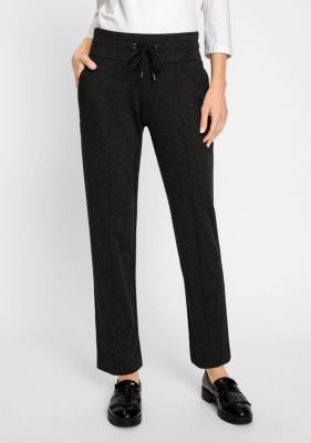 Olsen Women's Lisa Fit Straight Leg Drawstring Jersey Pant - Macy's