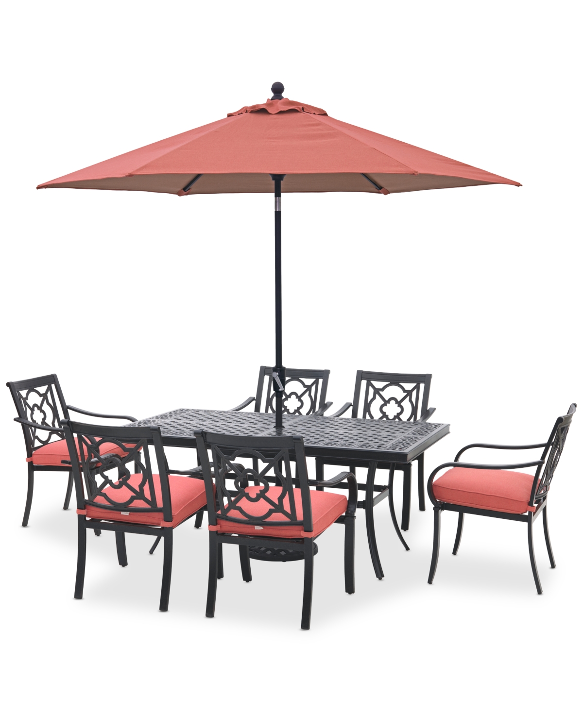 Click here for St Croix Outdoor 7-pc Dining Set (68x38 table + 6... prices