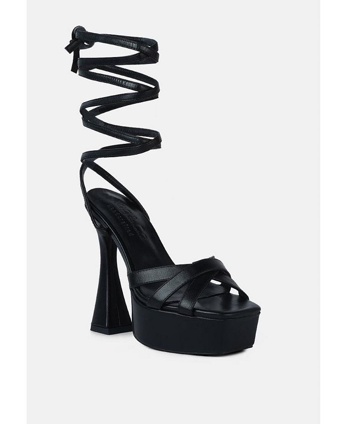 Rag & Co SPLITSOUL Womens Lace Up High Platform Sandal - Macy's