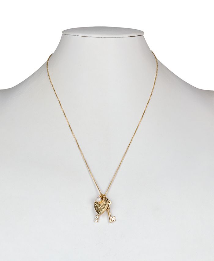 Patricia Nash Gold-Tone Pavé & Freshwater Pearl Multi-Charm 24 ...