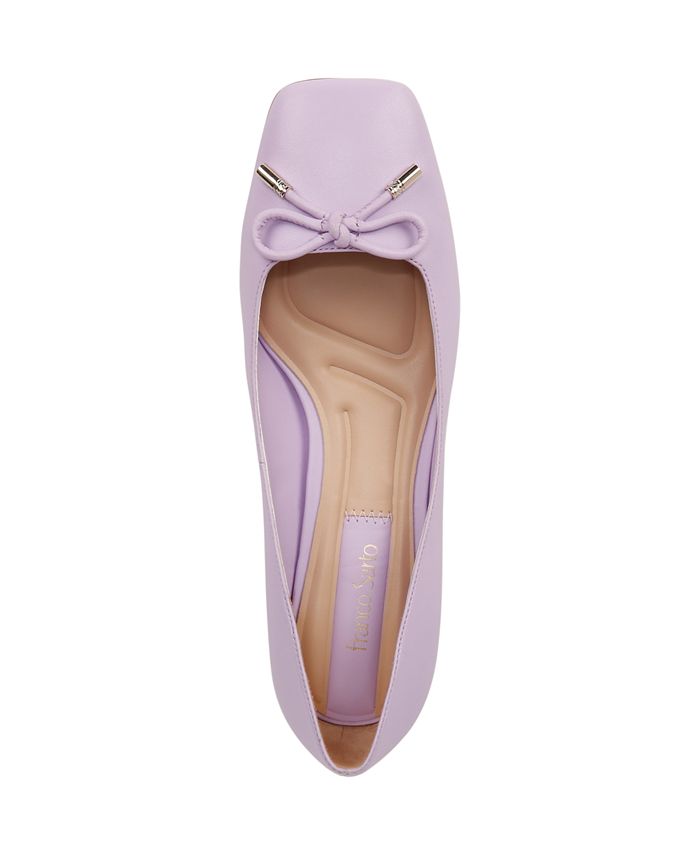 Franco Sarto Women's Natalia Block Heel Ballet Pumps - Macy's