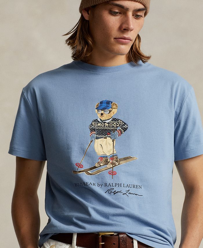 Polo Ralph Lauren Men's Classic-Fit Polo Bear Jersey T-Shirt - Macy's