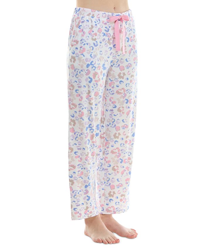 Roudelain Women's Printed Drawstring Pajama Pants - Macy's