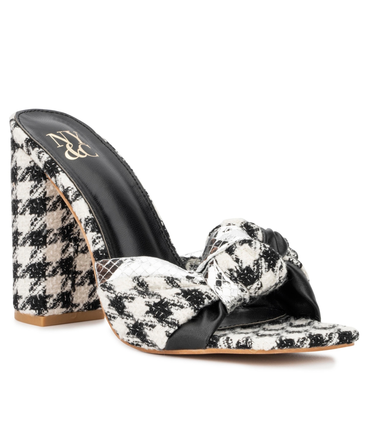 Click here for Womens Anthi Heel Sandals - Black/white prices