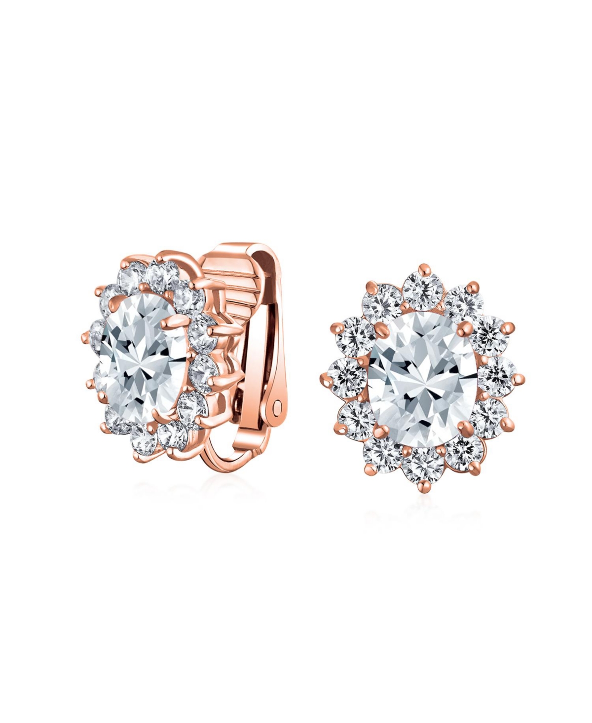 Click here for Bling Jewelry Classic Cubic Zirconia Cz Halo Crown... prices
