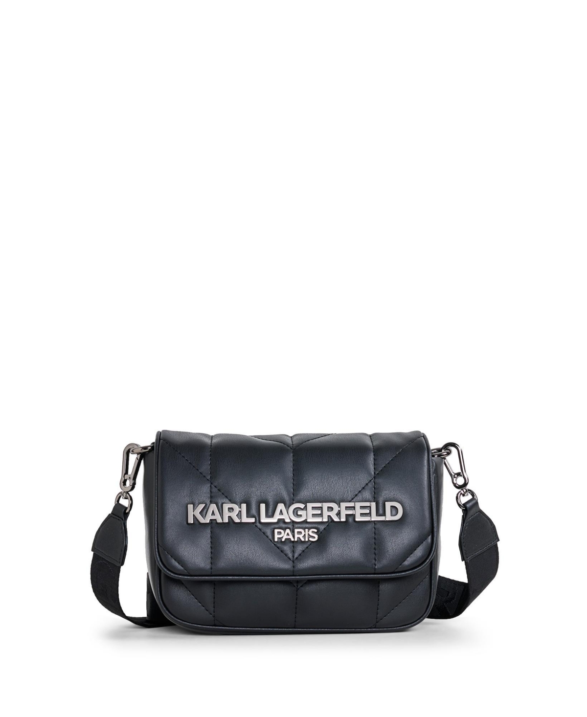 Click here for Karl Lagerfeld Paris Voyage Messenger - Black  Gun... prices