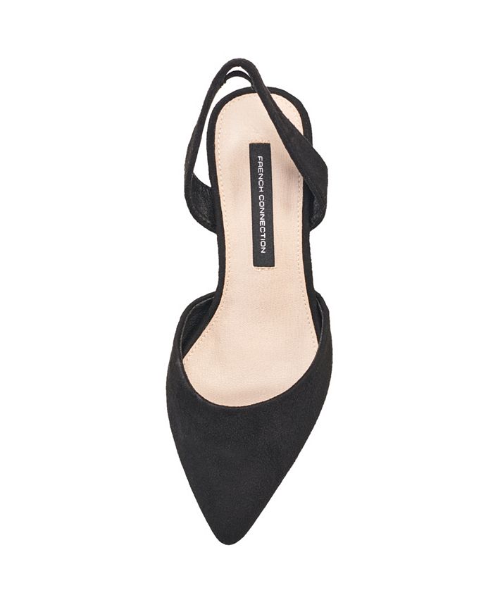 French Connection Women's Delight Slingback Kitten Heel Sandals - Macy's