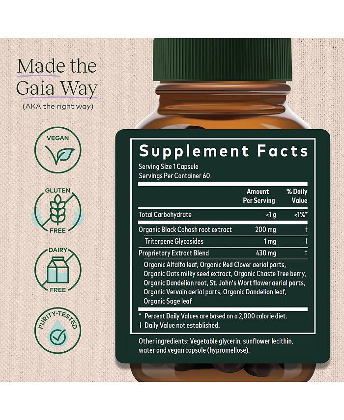 Gaia Herbs Womens Balance Helps Maintain Healthy Hormone Balance And
