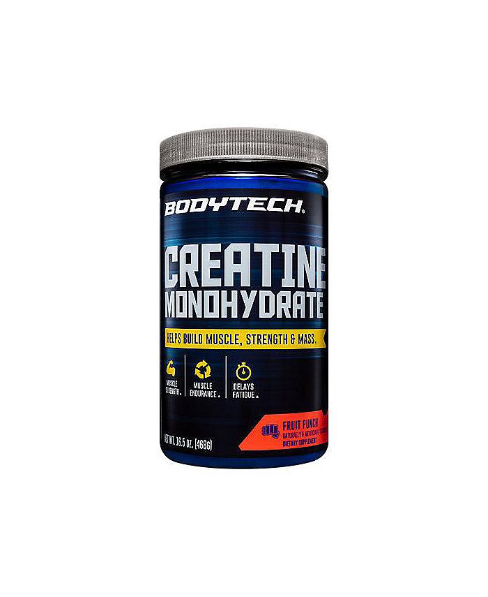 BodyTech Creatine Monohydrate Powder - Fruit Punch (16.5 oz./78 ...