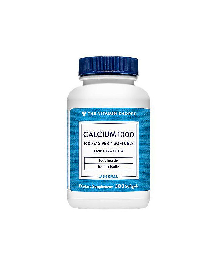 The Vitamin Shoppe Calcium 1000 Minis - Supports Healthy Bones & Teeth ...
