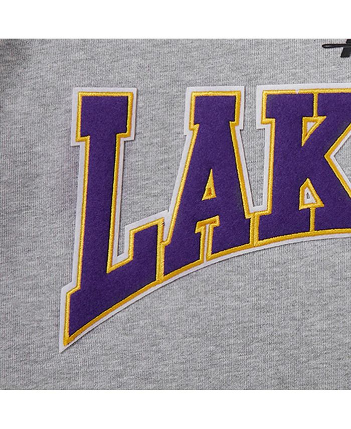 Pro Standard Men's Heather Gray Los Angeles Lakers Crest Emblem ...
