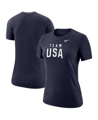 Women's Nike Navy Team USA Olympics Core T-shirt - Macy's