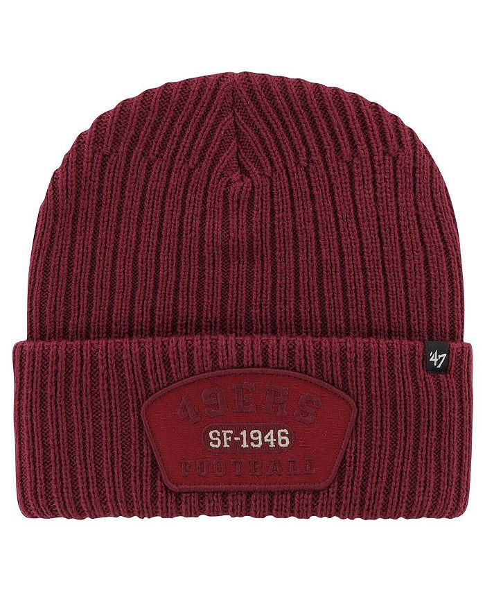 '47 Brand Men's Scarlet San Francisco 49ers Ridgeway Cuffed Knit Hat ...