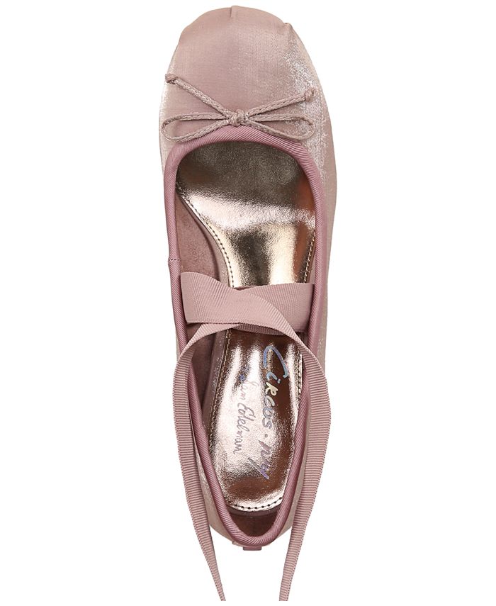 Circus NY by Sam Edelman Della Lace-Up Block-Heel Ballet Pumps - Macy's
