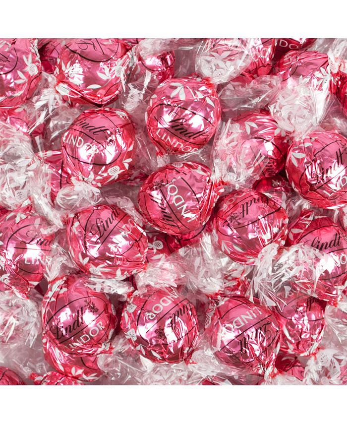 Just Candy 36 Pcs Pink Candy Strawberries & Cream Lindor Chocolate ...