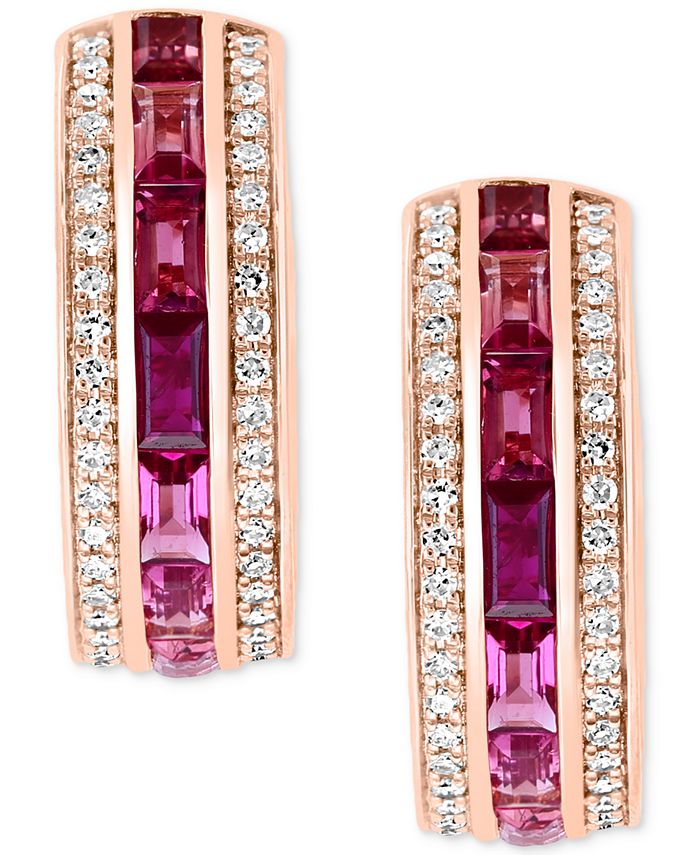 EFFY Collection EFFY® Ruby (1/5 ct. t.w.), Pink Tourmaline (7/8 ct. t.w ...