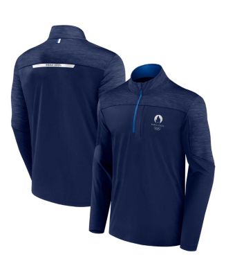 Men's Fanatics Navy Paris 2024 Summer Olympics Half-Zip Top - Macy's
