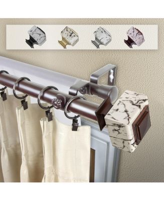 Willis 1" Double Curtain Rod 28-48" - Macy's
