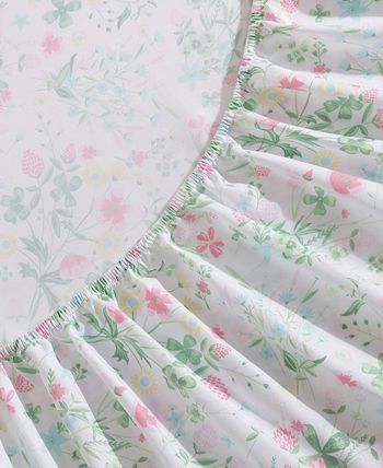 Laura Ashley Microfiber 3 Piece Sheet Set, Twin XL - Macy's