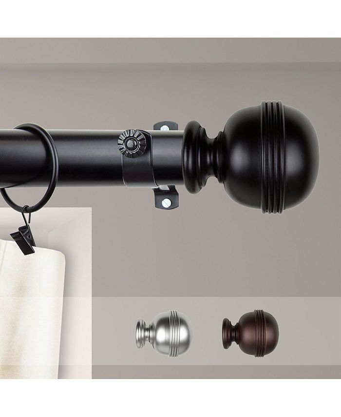 Rod Desyne Jovian 1.5" Custom Cut Length Drapery Rod - 13Ft - Macy's