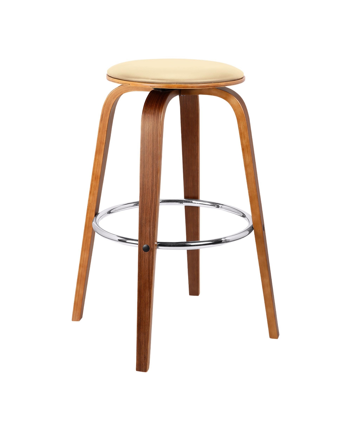 Click here for Harbor 26 Swivel Backless Counter Stool - Cream prices