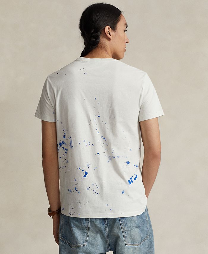 Polo Ralph Lauren Men's Polo Bear Paint Splatter T-Shirt - Macy's
