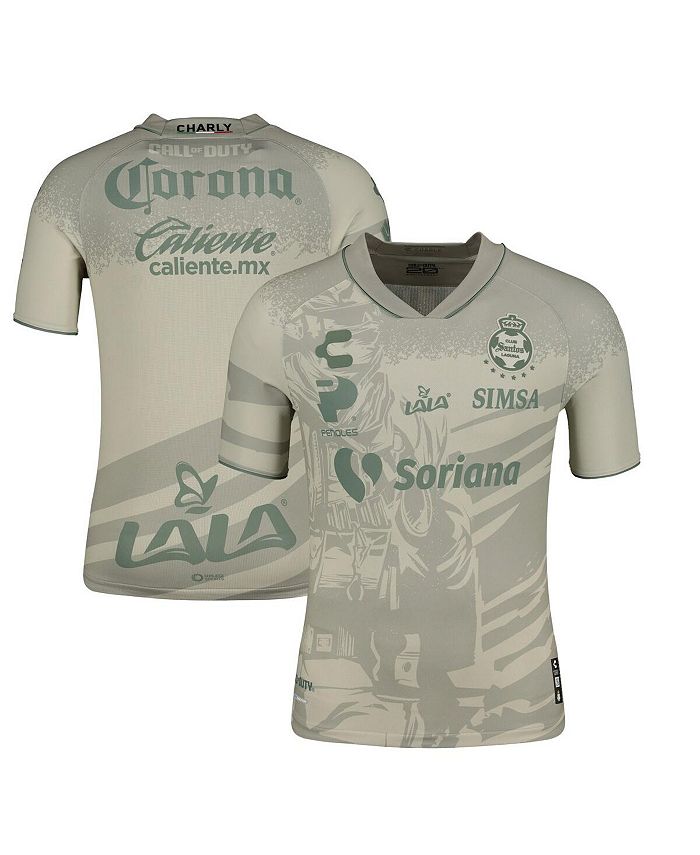 Charly Men's Cream Santos Laguna 2023/24 Call of Duty Third Authentic ...