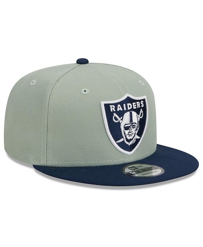 New Era Men's Green, Navy Las Vegas Raiders 2-Tone Color Pack 9FIFTY ...