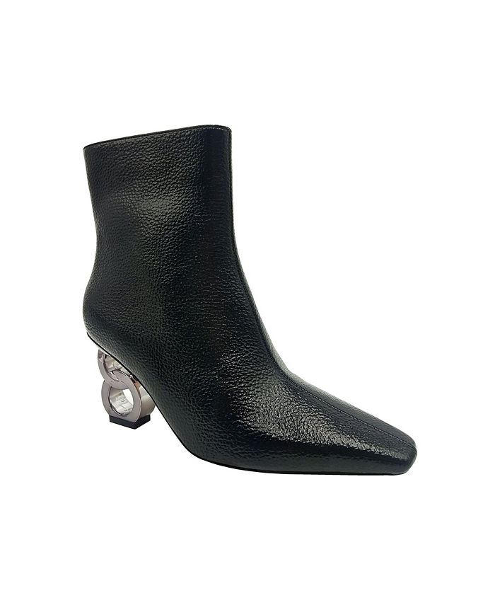 Ninety Union Women's Architectural Heel, Square Toe Booties - Macy's