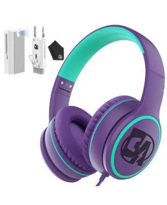 R10 Kids Headphones with Microphone, 1.5M No-Tangle Cord, Portable ...