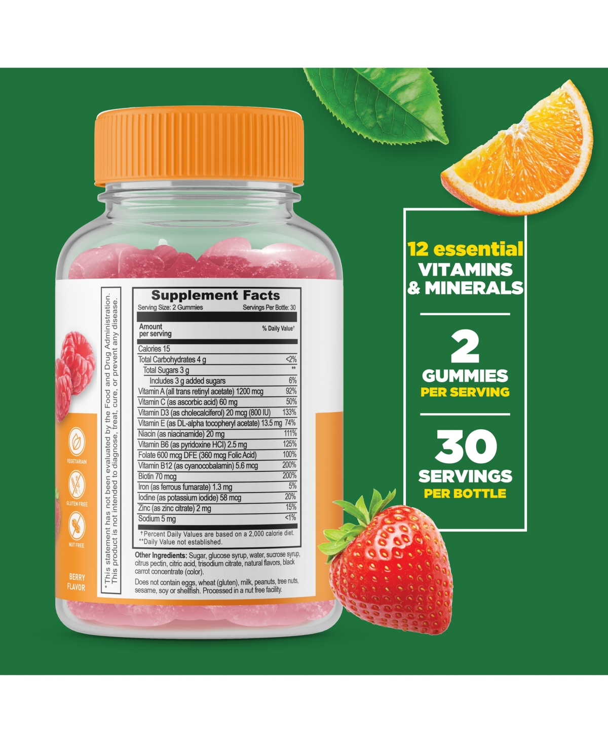 Lifeable Life able Prenatal Multivitamin - Great Tasting Natural Flavor ...