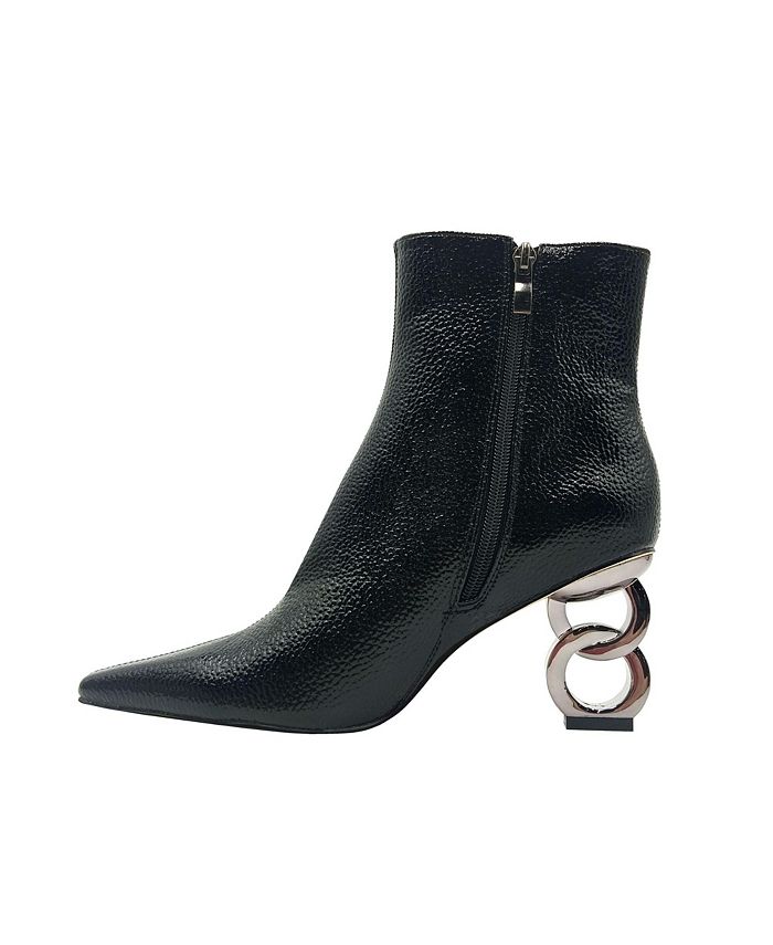 Ninety Union Women's Architectural Heel, Square Toe Booties - Macy's