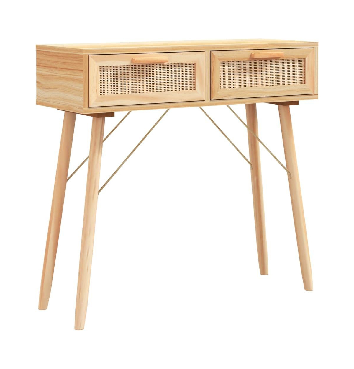 Click here for Console Table Brown 31.5x11.8x29.5 Solid Wood Pine... prices