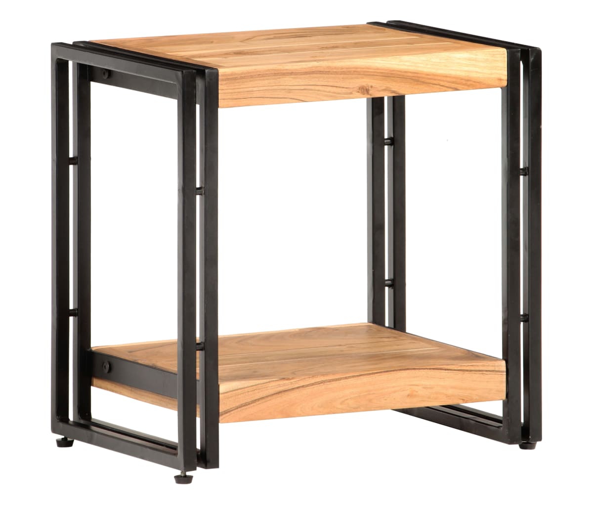 Click here for Side Table 15.7x11.8x15.7 Solid Acacia Wood - Brow... prices