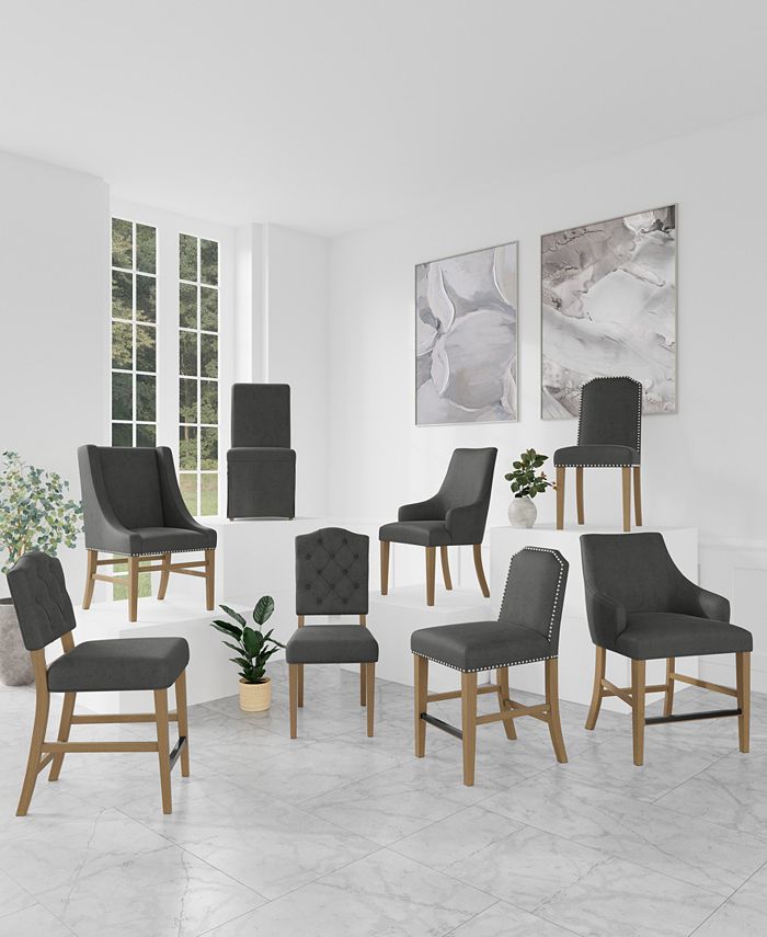 Furniture Nelin 8pc Dining Chair Set - Macy's