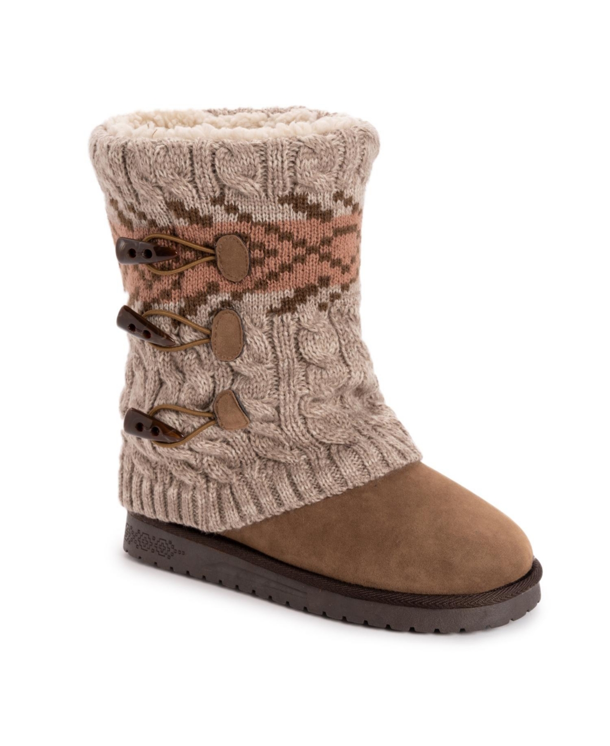 Click here for Muk Luks Womens Cheryl Boots - Oatmeal prices