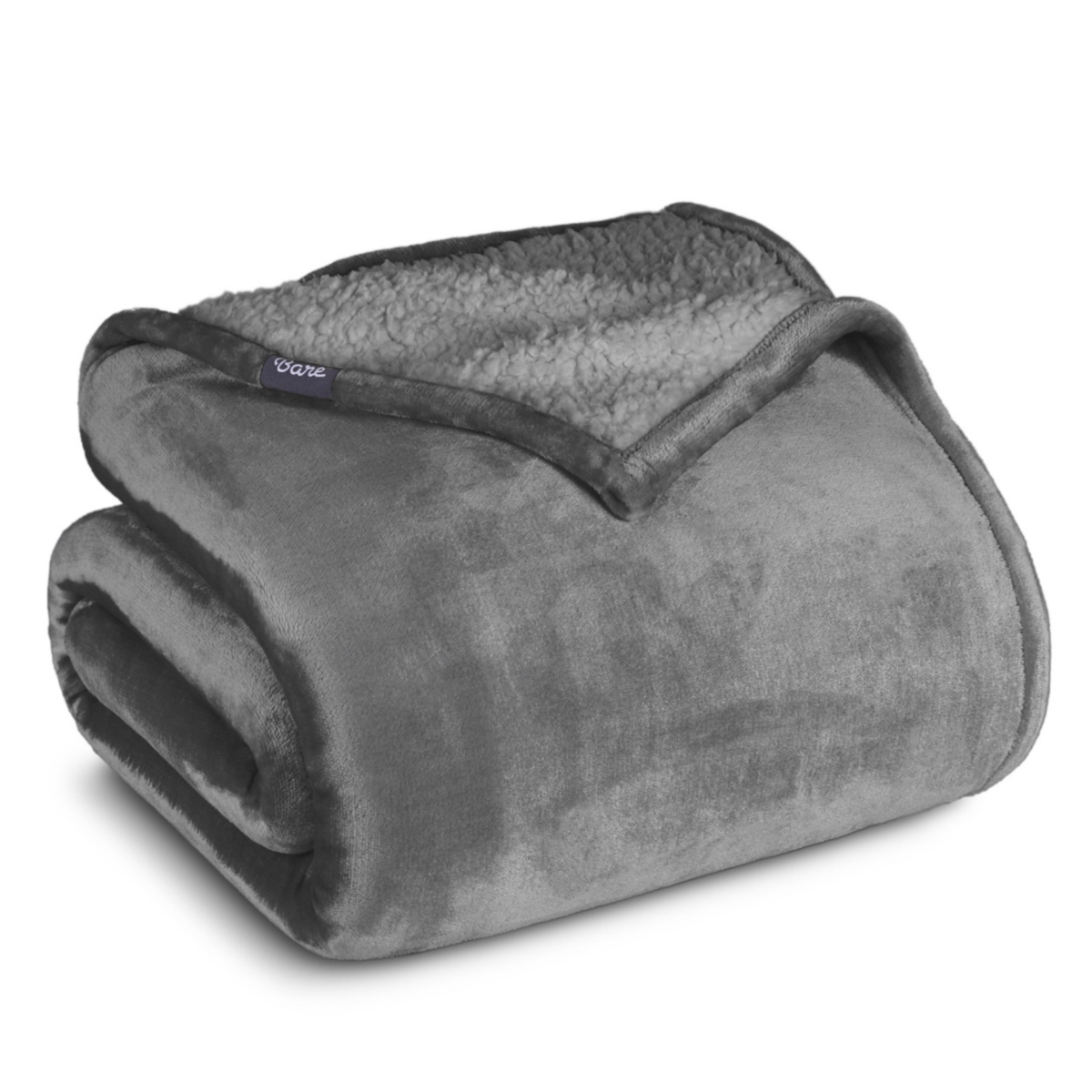 Click here for Bare Home Fleece Sherpa Blanket  Twin/Twin Xl - Gr... prices