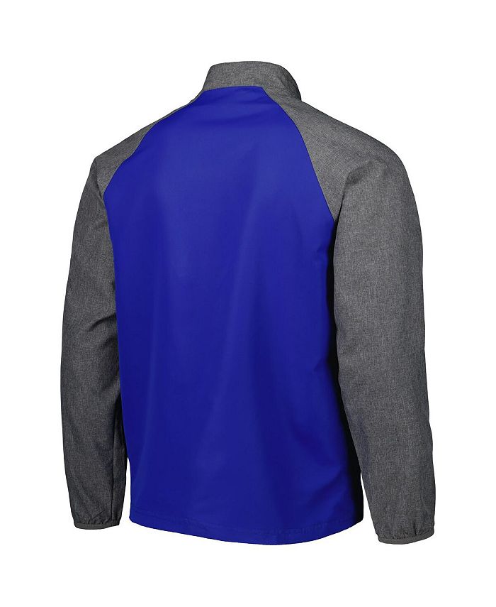 Dunbrooke Men's Royal, Heather Gray New York Giants Hurricane Raglan ...