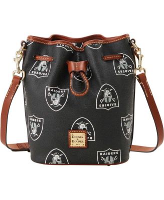 Women's Dooney & Bourke Las Vegas Raiders Monogram Drawstring Purse ...