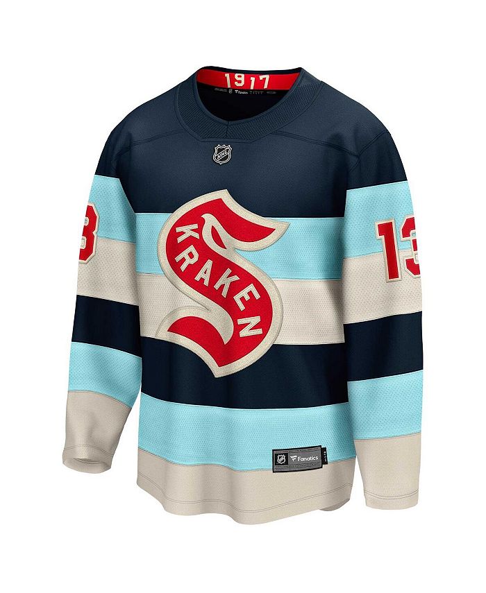 Fanatics Men's Brandon Tanev Deep Sea Blue Seattle Kraken 2024 NHL ...