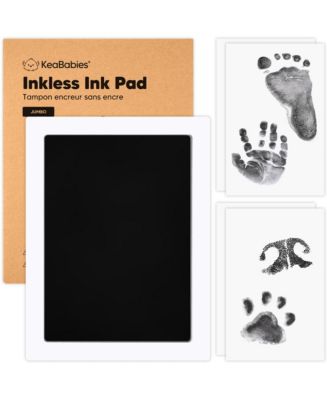KeaBabies 1pk Inkless Ink Pad for Baby Hand and Footprint Kit, Clean ...