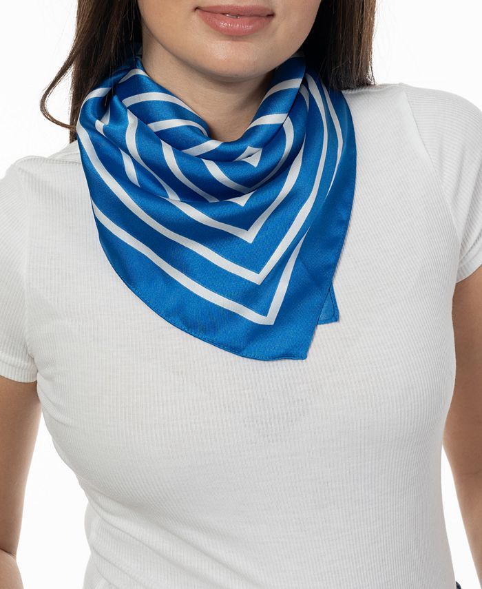 On 34th Women's Striped Bandana Scarf, Created for Macy's - Macy's