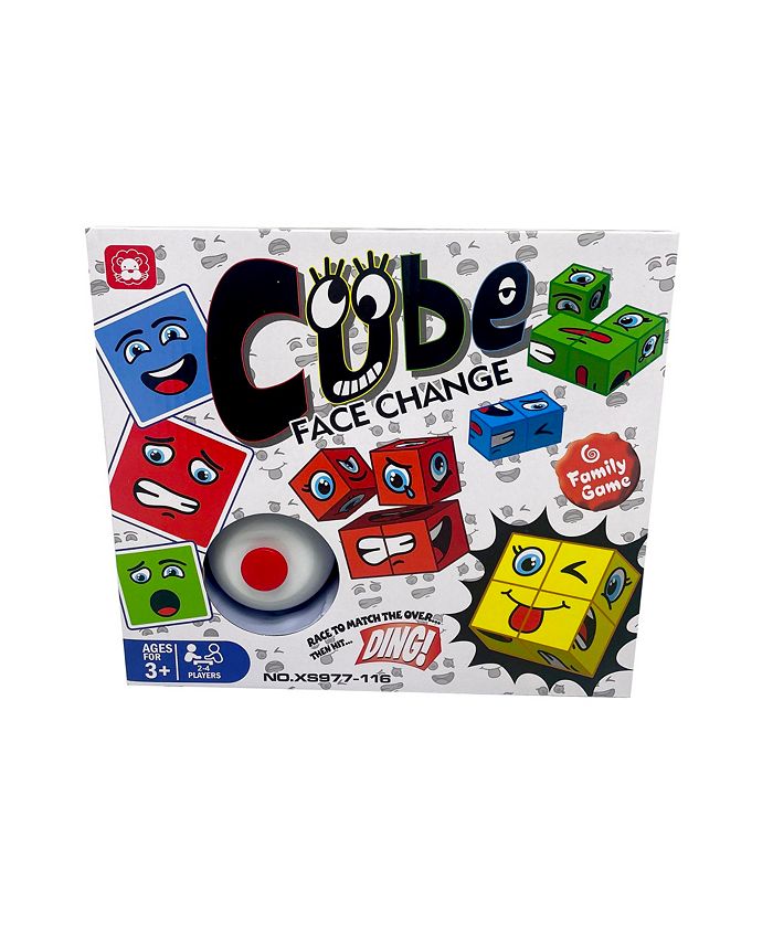 Zummy Face Change Board Game with 16 Cubes and Game Bell - Macy's