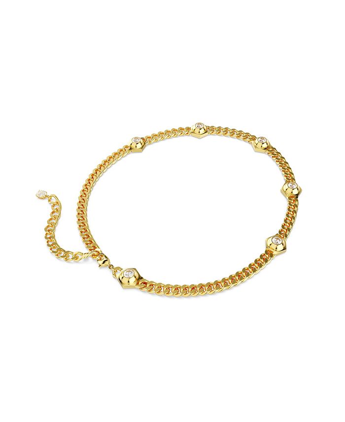 Swarovski Round Cut, White, Gold-Tone or Ruthenium Plated Numina ...