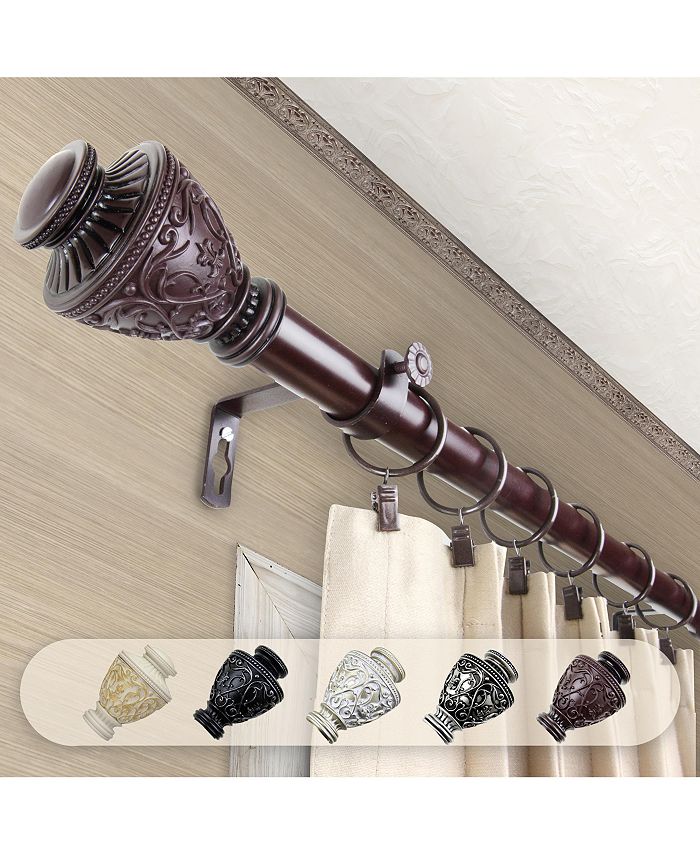 Rod Desyne Veda 1" Curtain Rod 28-48" - Macy's
