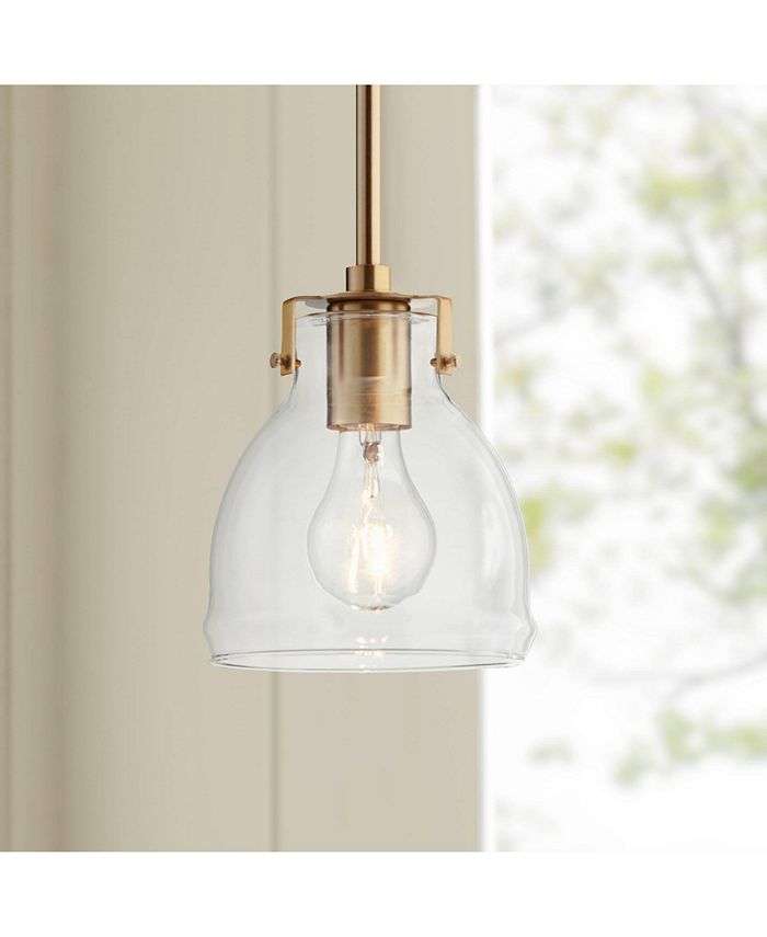 Possini Euro Design Bellis Soft Gold Mini Pendant Lighting 6" Wide ...